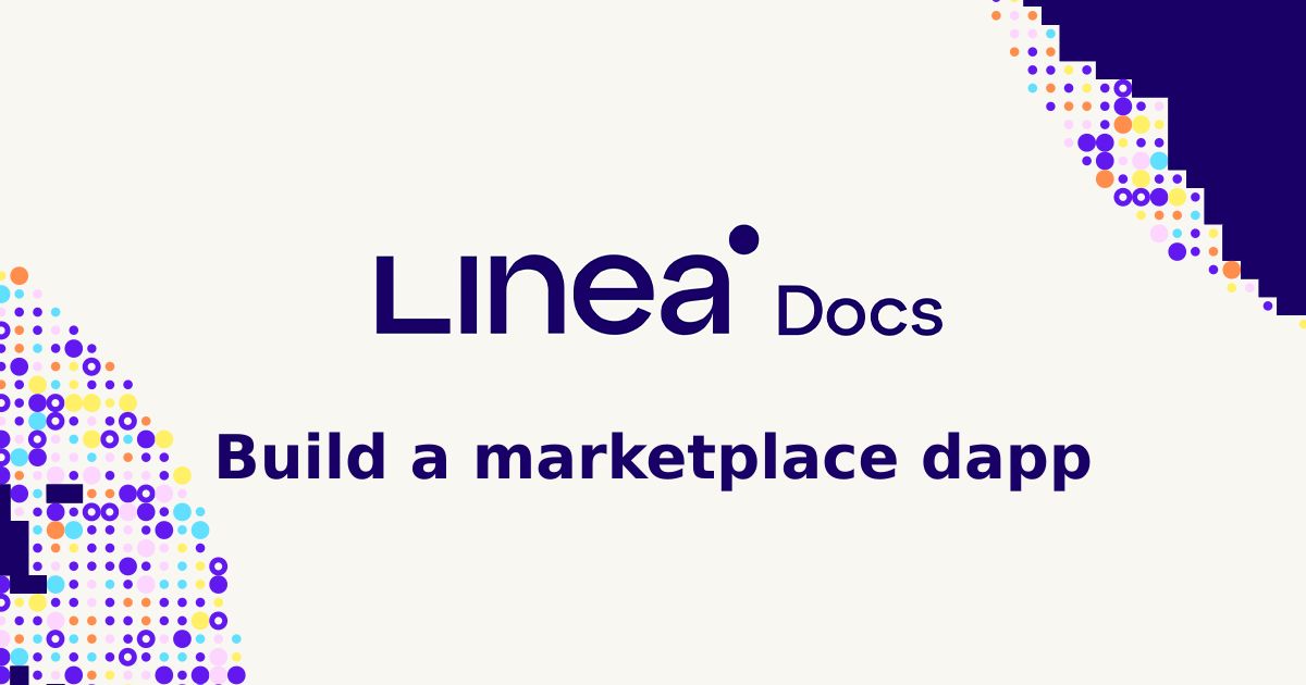 Build a marketplace dapp | Linea