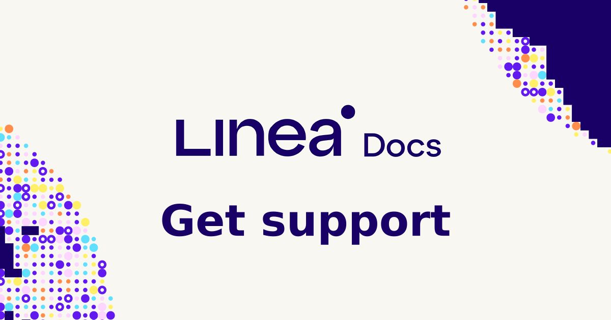 Get support | Linea