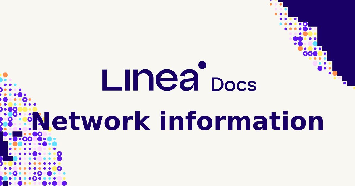 Network information | Linea