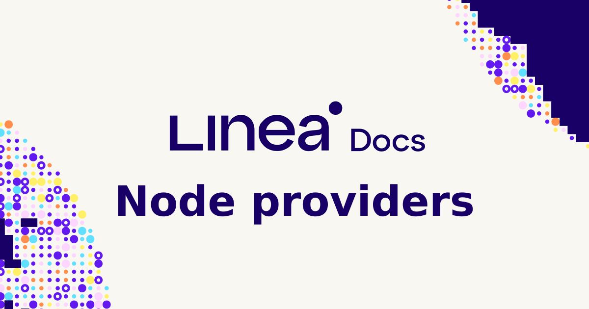 Node providers | Linea