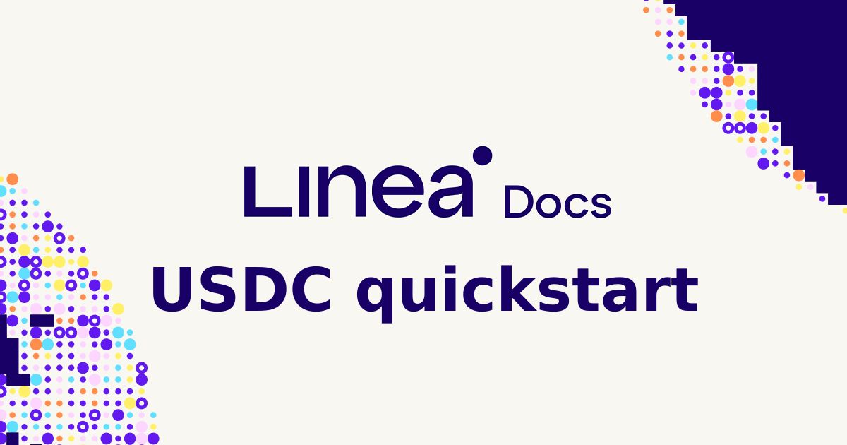 USDC quickstart | Linea